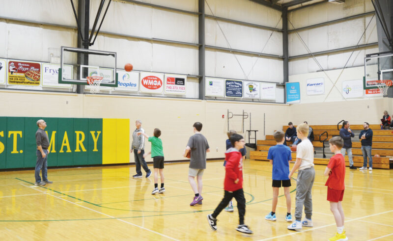 Showing basketball skills: Knights of Columbus hold annual free throw ...